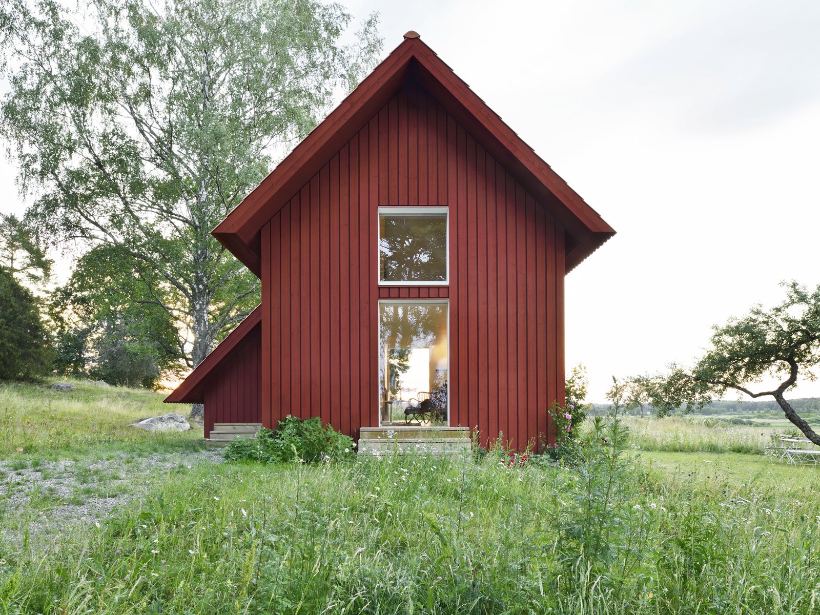 Photo 1 of 9 in An Idyllic Red Cabin in Sweden Echoes a 19th-Century ...