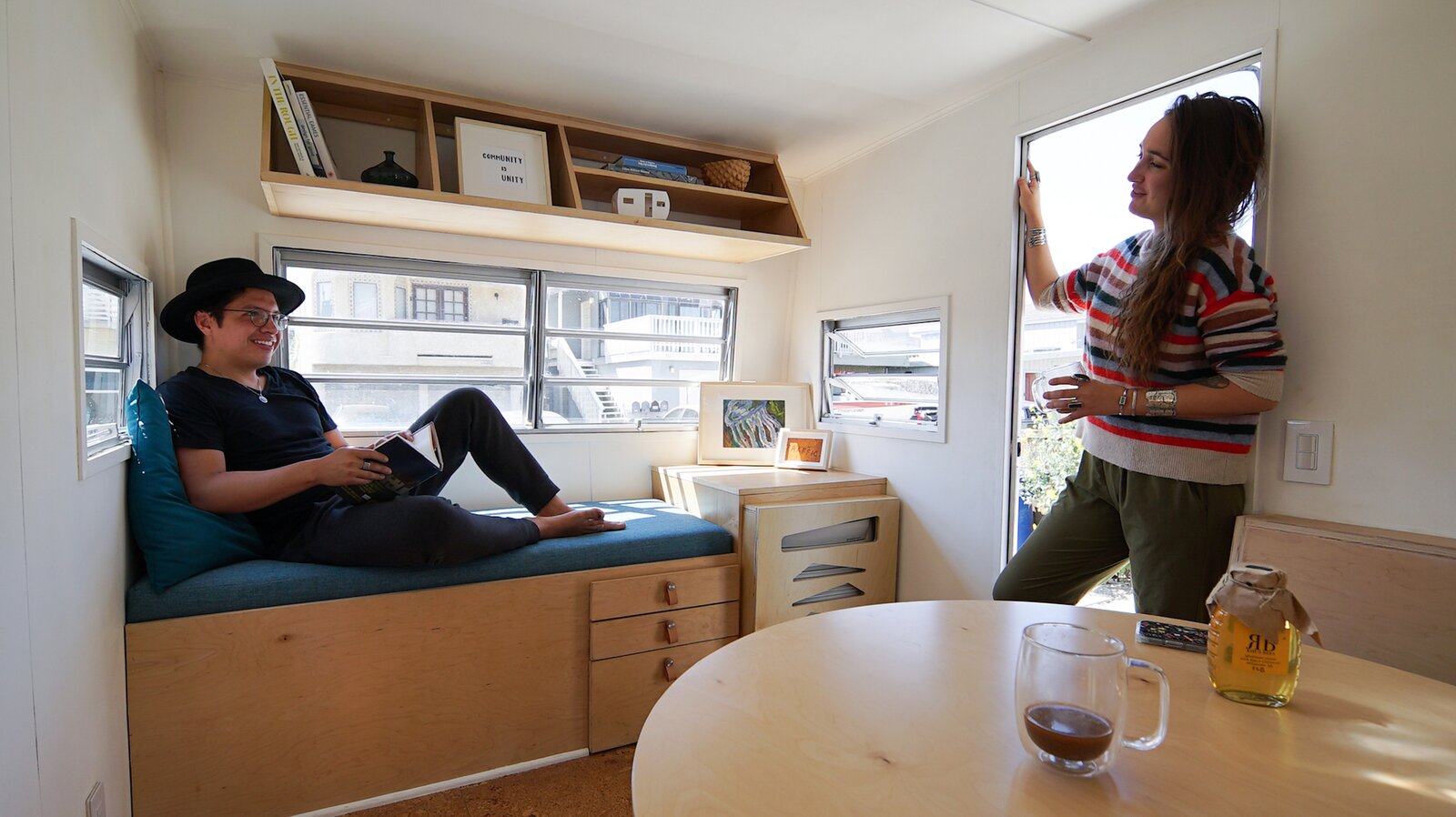 Photo 1 of 12 in Two Designers Turn a Vintage Camper Into a Dreamy ...