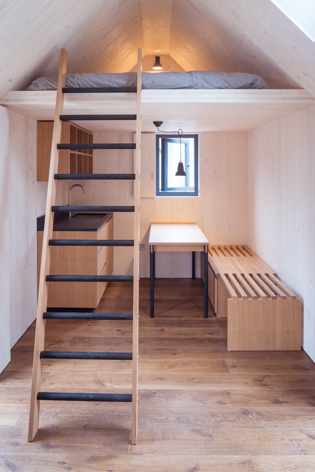 Photo 9 of 12 in Go Off-Grid in This Prefabricated Cor-Ten Steel Cabin ...