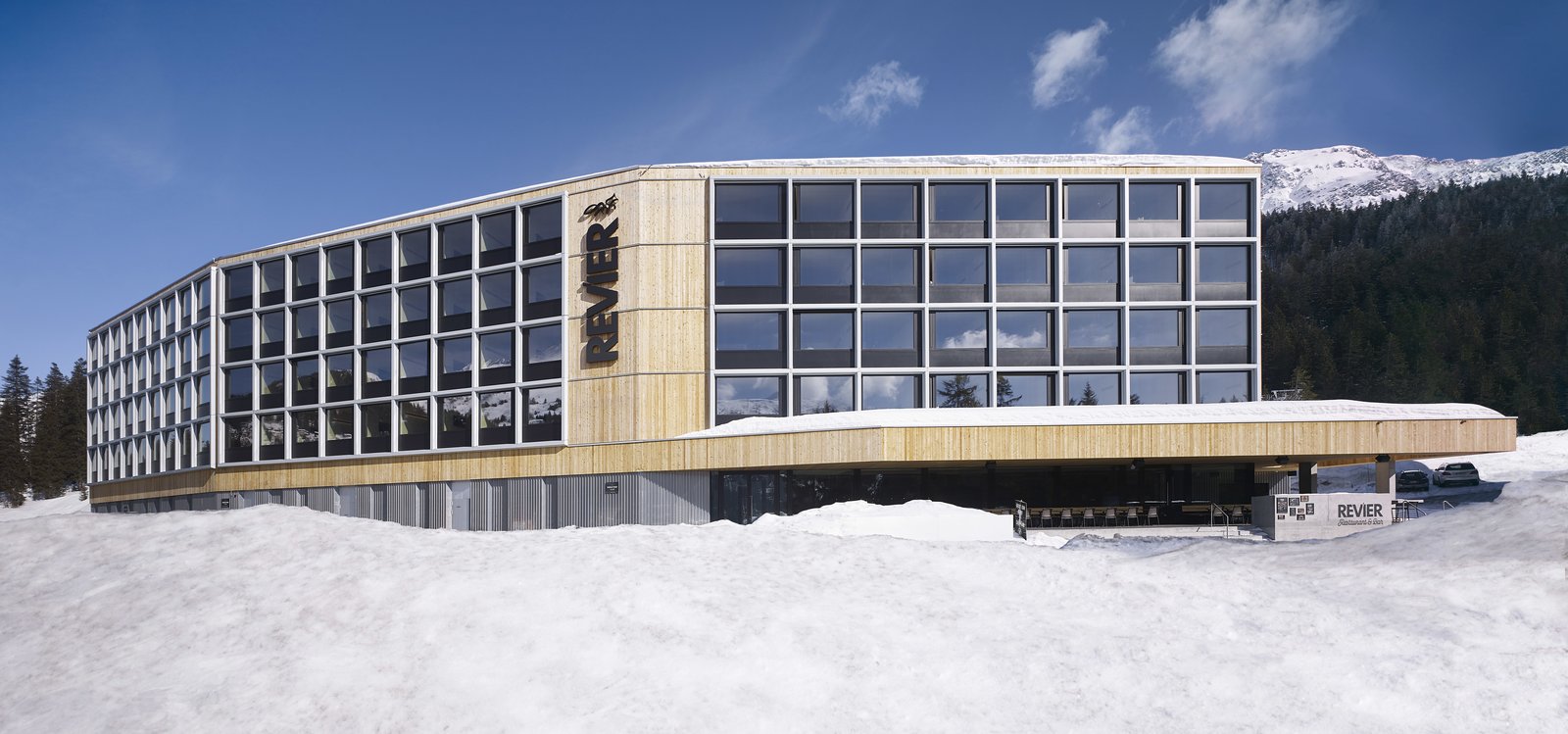 Photo 1 of 13 in This Hotel in the Swiss Alps Is Made Up of 96 Prefab ...