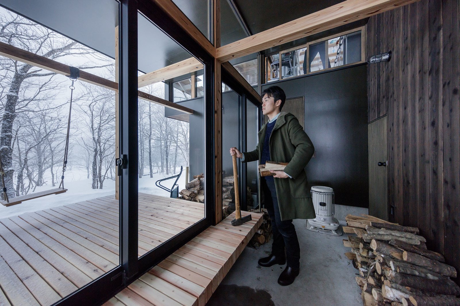 Photo 4 of 13 in Playful Platforms Revamp This Japanese Lake House Into ...
