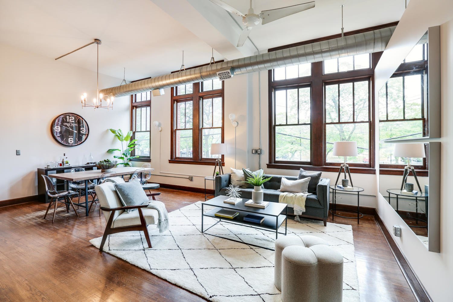 Photo 3 of 9 in Grab This Dazzling Detroit Loft in a Historic School ...