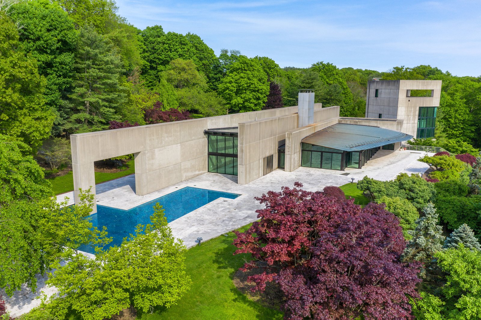 Photo 1 of 17 in Rare Viñoly-Designed Estate Debuts on Market For $9 ...