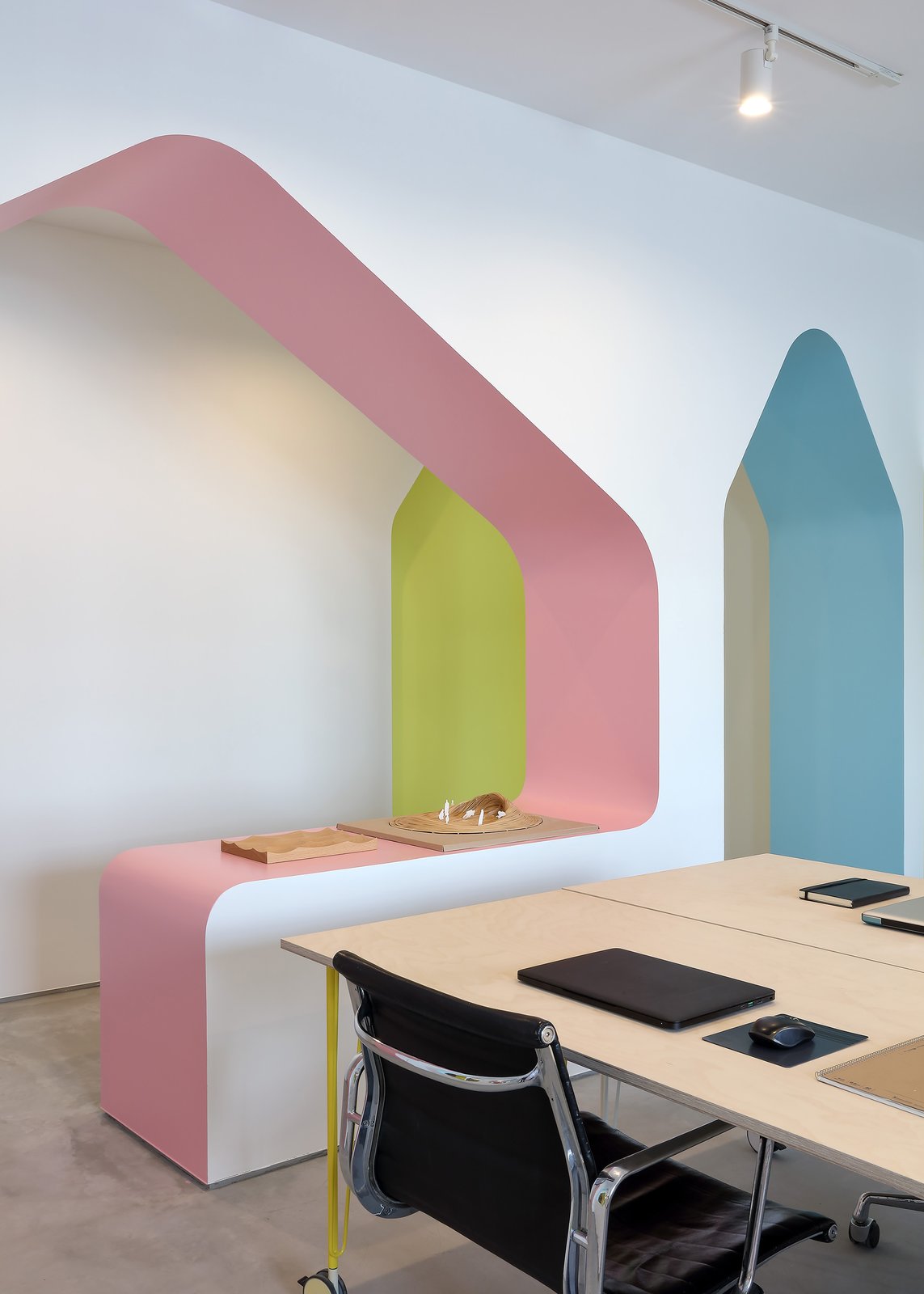 Photo 6 of 15 in A Rainbow of Colorful Arches Brightens Up a Live/Work ...