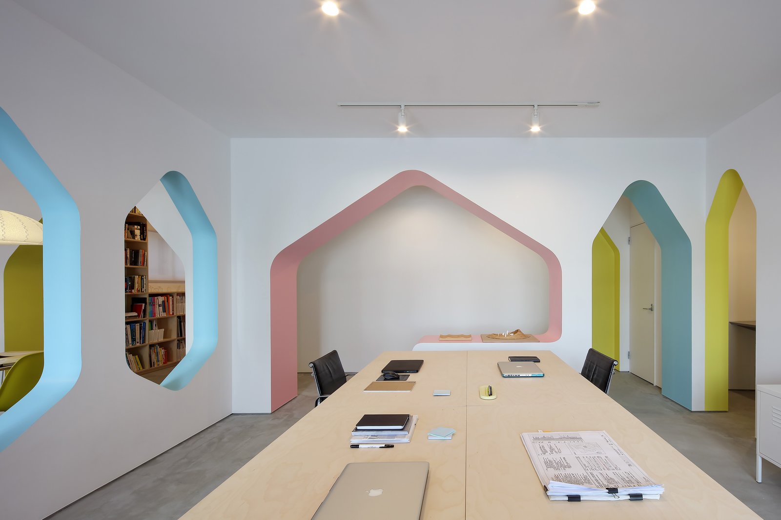 Photo 4 of 15 in A Rainbow of Colorful Arches Brightens Up a Live/Work ...