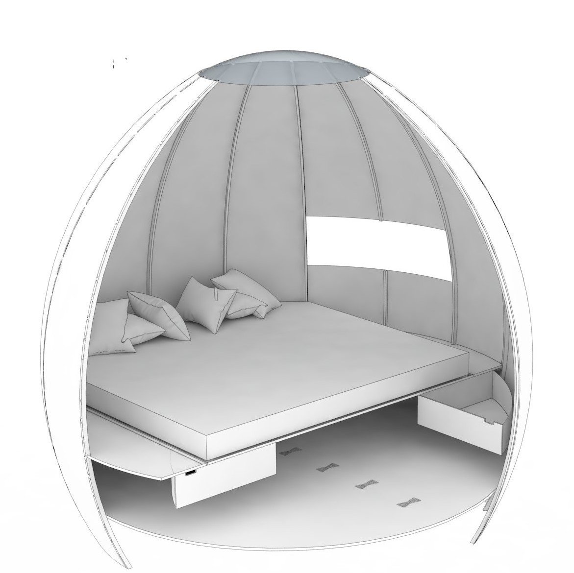 Photo 13 of 16 in You Can Buy Your Very Own Prefabricated Escape Pod ...
