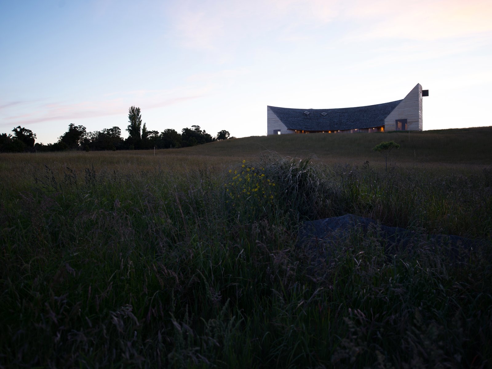 Photo 2 of 13 in A Curvaceous Home in Chile Cuts a Dramatic Figure - Dwell