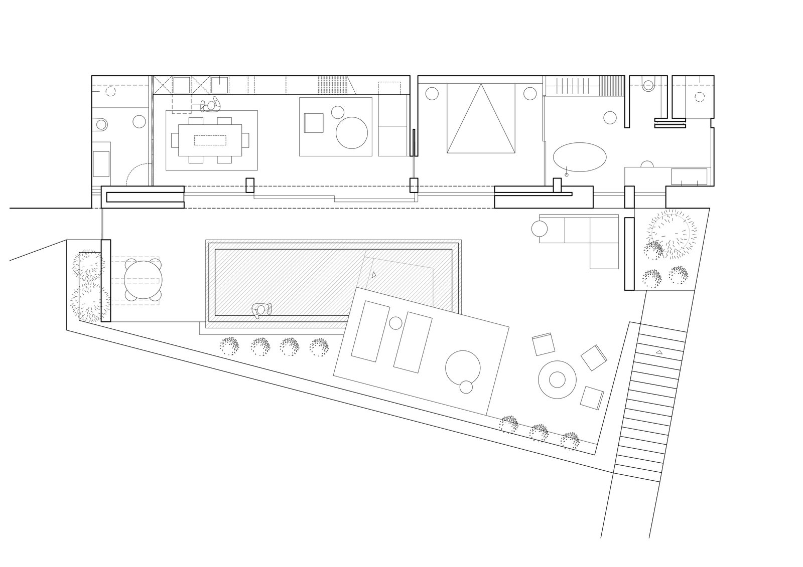 Photo 18 of 18 in A Modern Home Is Gently Slotted Into a Steep Slope in ...