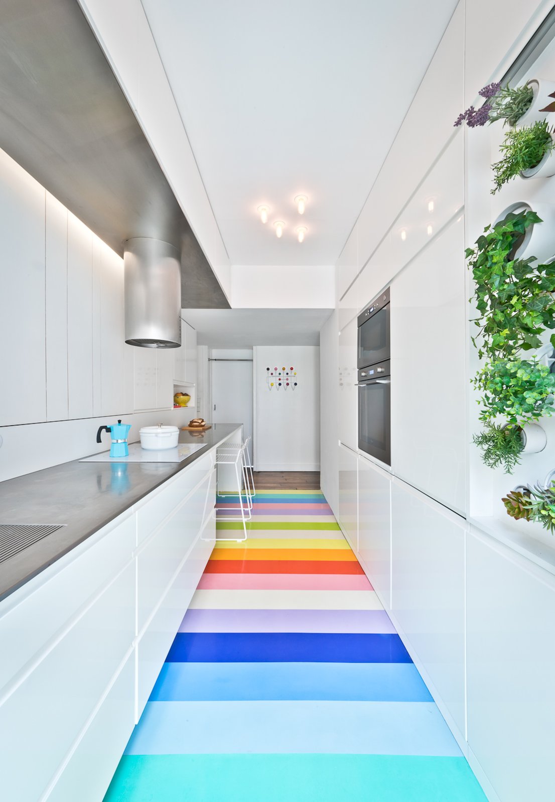Rainbow floor in kitchen : r/RainbowEverything