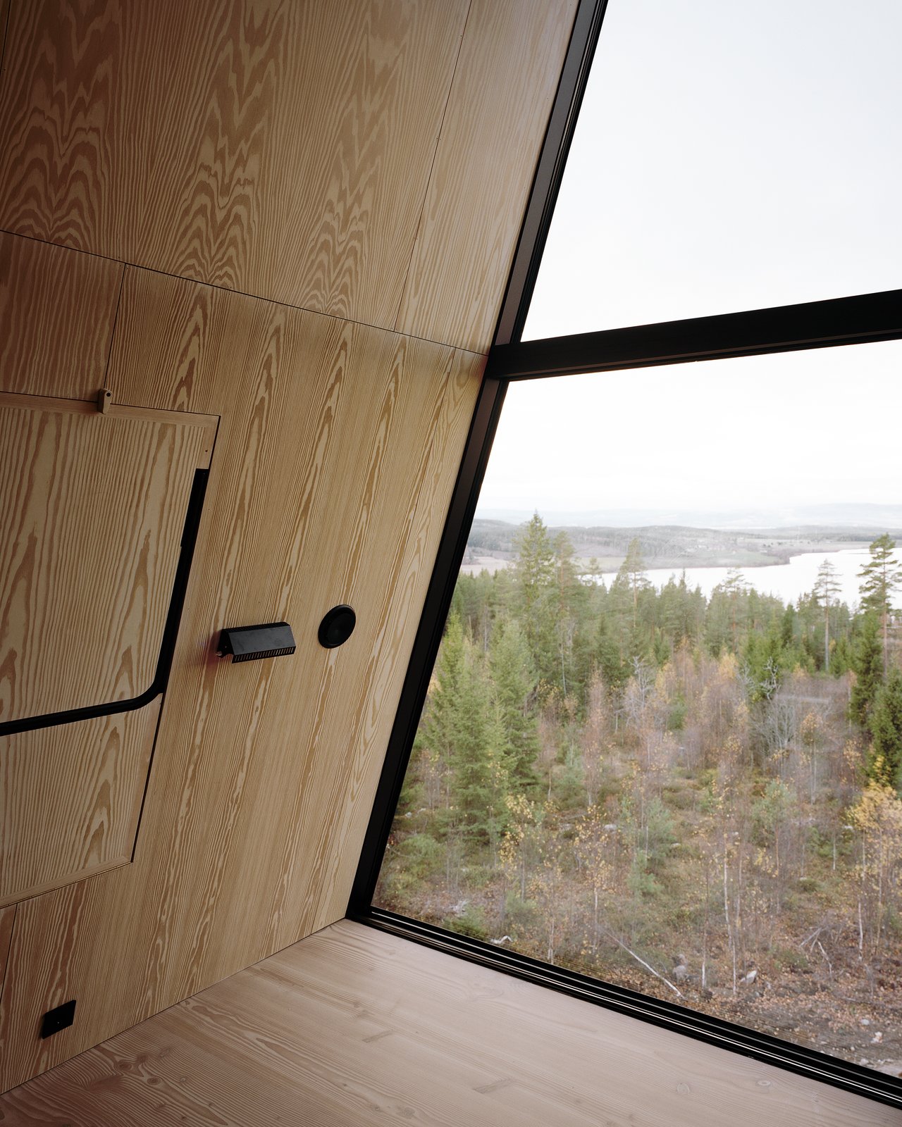 Photo 8 of 14 in These Nordic A-Frame Cabins Offer Thrilling Treetop ...
