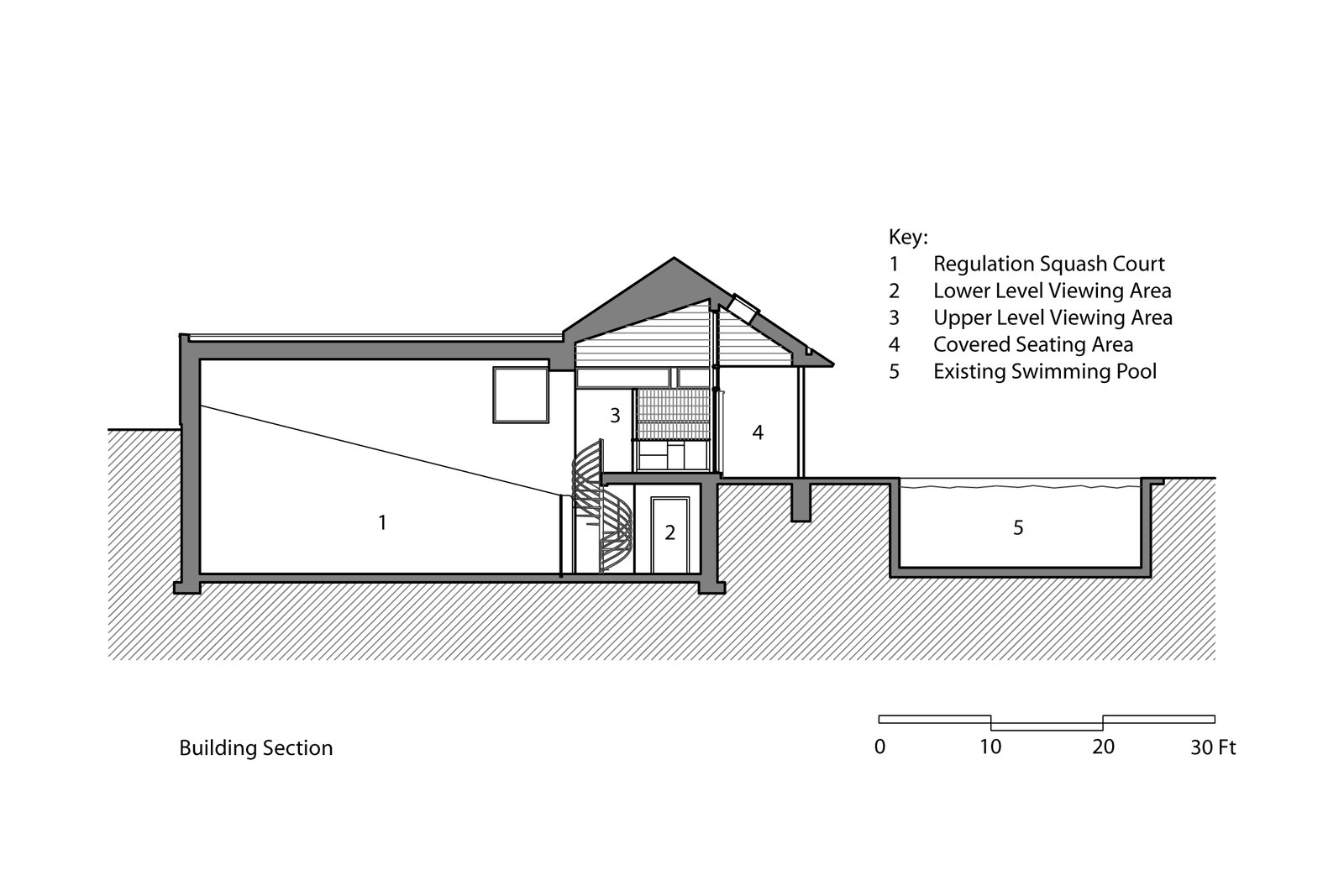 Photo 15 of 15 in Residential Squash Court and Pool House by Wyant ...