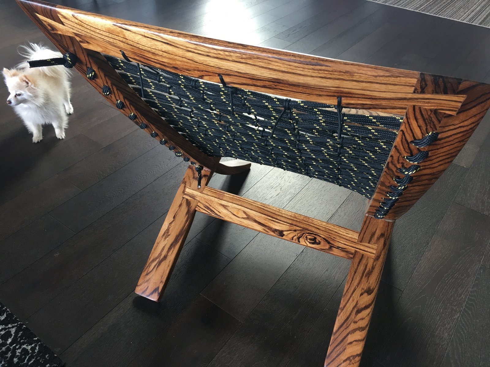 Photo 1 of 9 in Cat's Cradle Chair - Lumber Ecstasy by Tyler Massas - Dwell