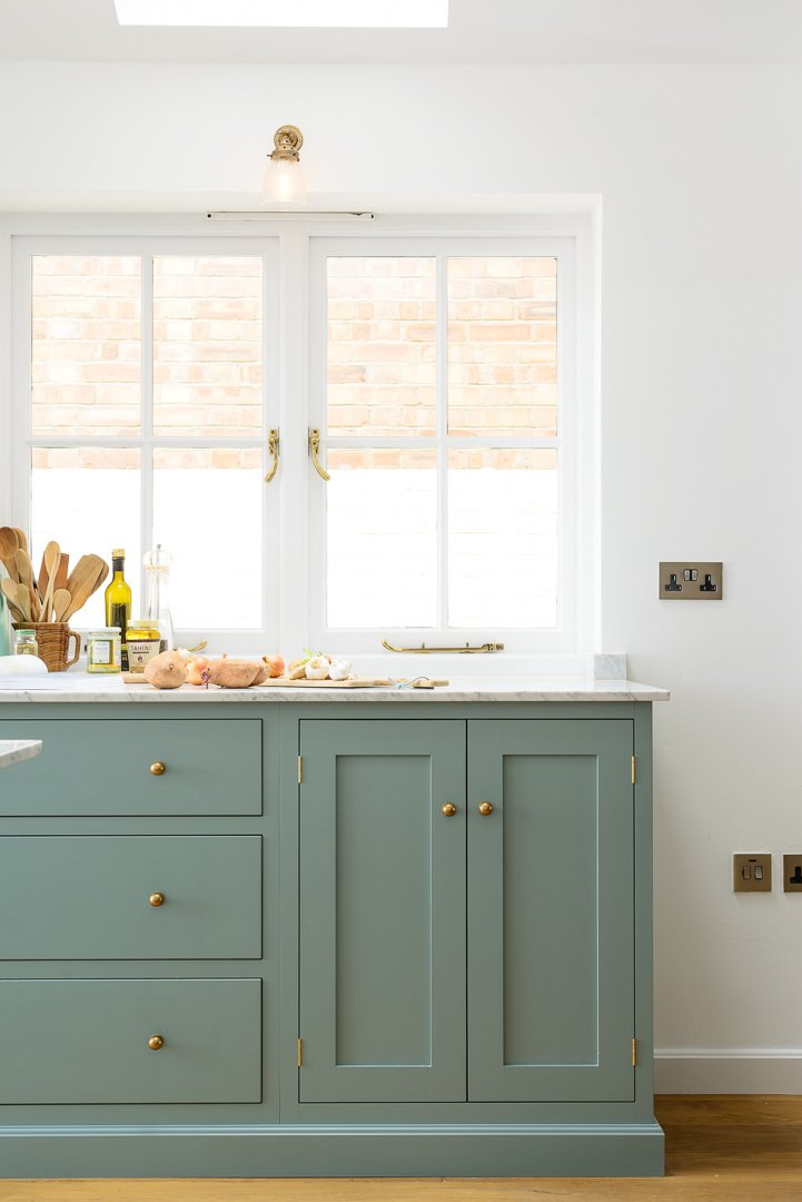 Photo 4 of 10 in The Trinity Blue Kitchen by deVOL by deVOL Kitchens ...