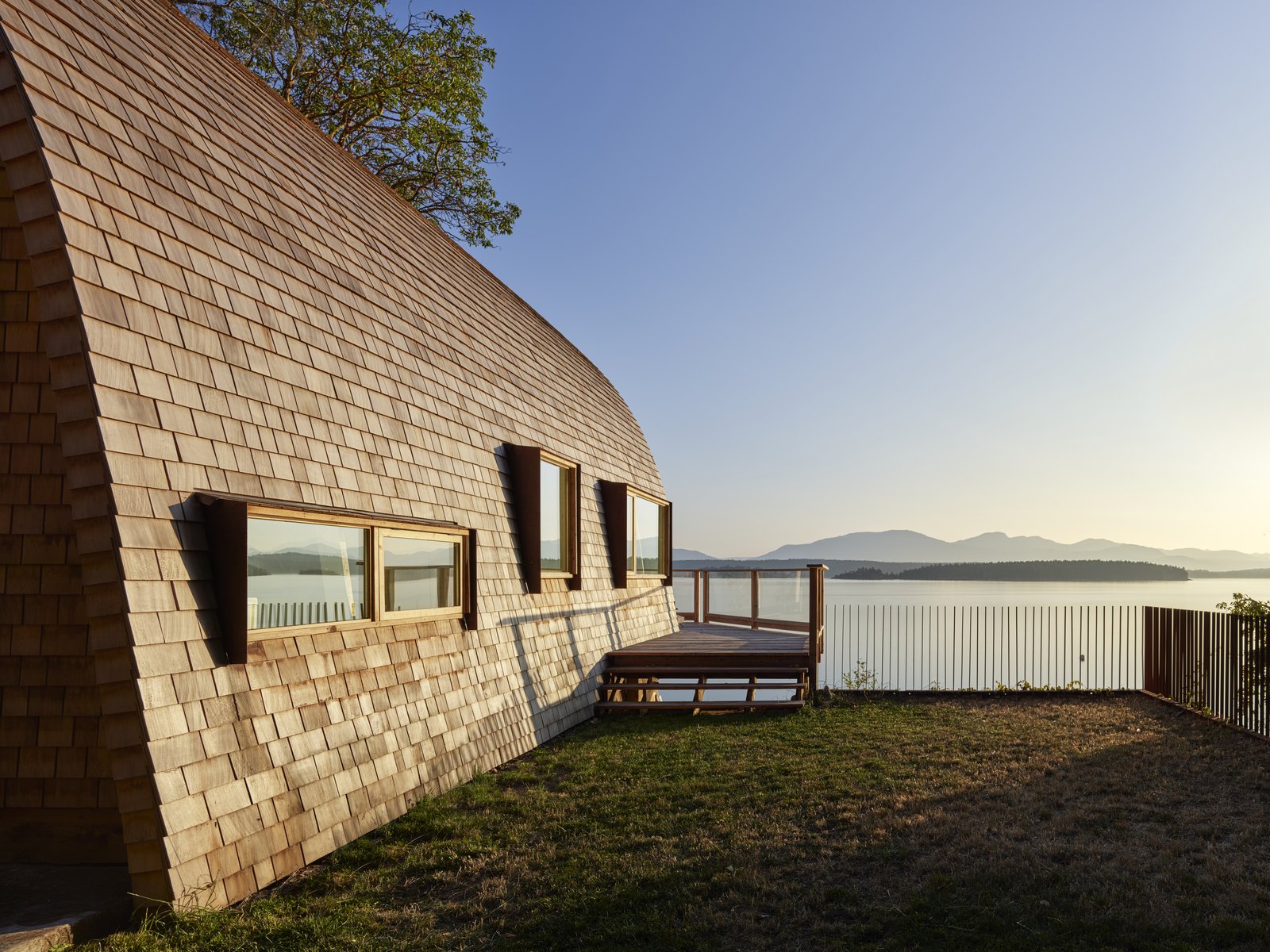 Photo 4 of 12 in We’re Nuts About This Acorn-Shaped Cabin on an Island ...