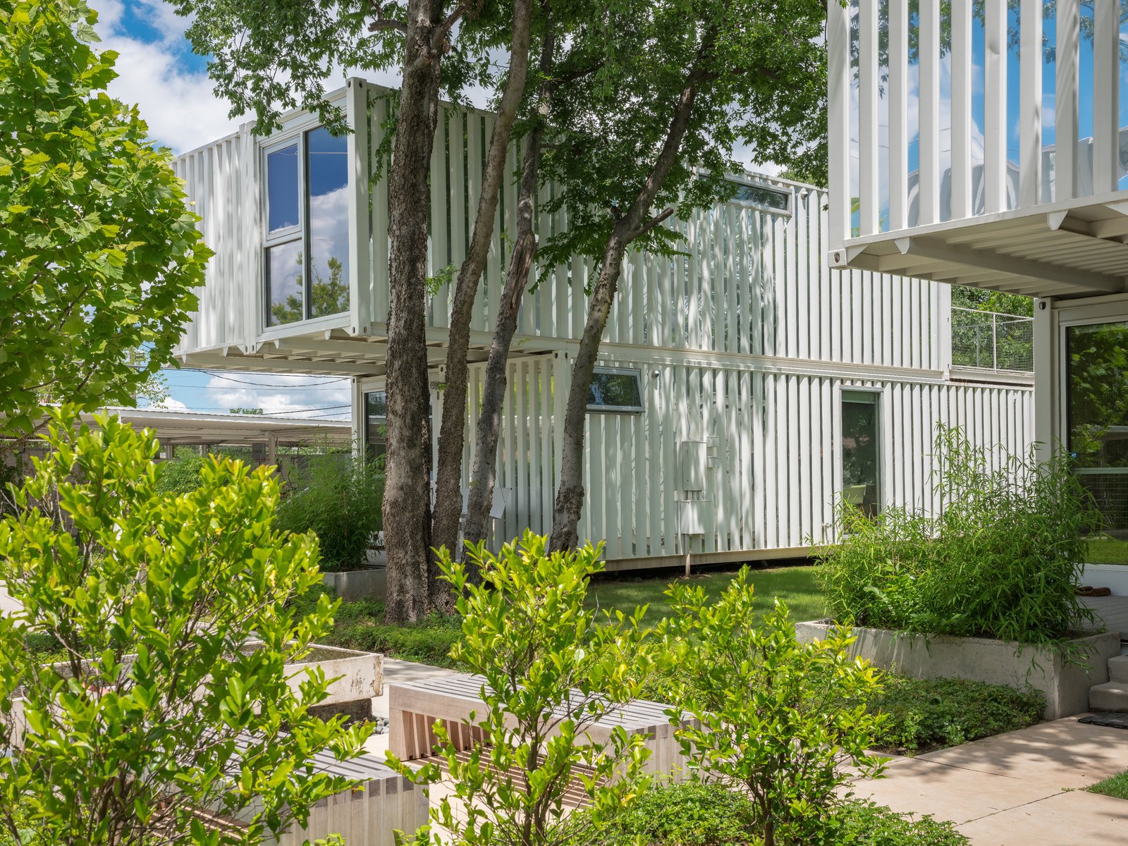 Photo 2 of 11 in A Sustainable Shipping Container Community Springs Up ...