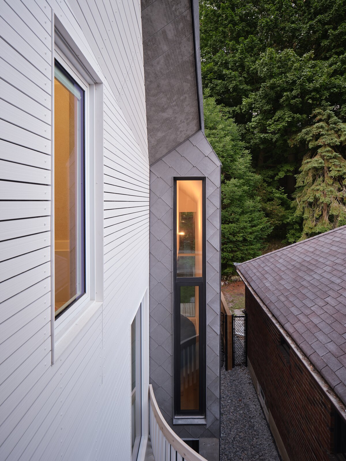 Photo 7 of 10 in How They Pulled It Off: An Asymmetrical Facade Clad in ...