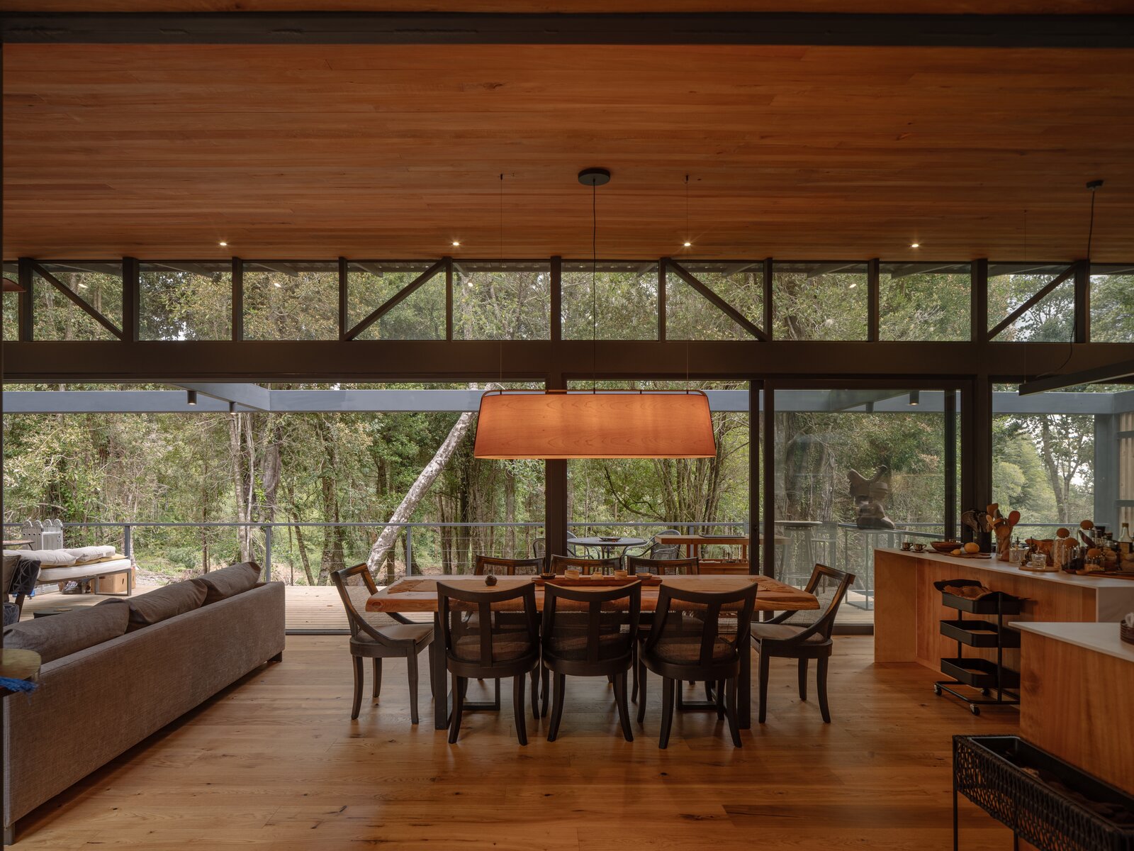 Photo 4 of 10 in This Forest Home in Chile Is Elevated to Float Among ...