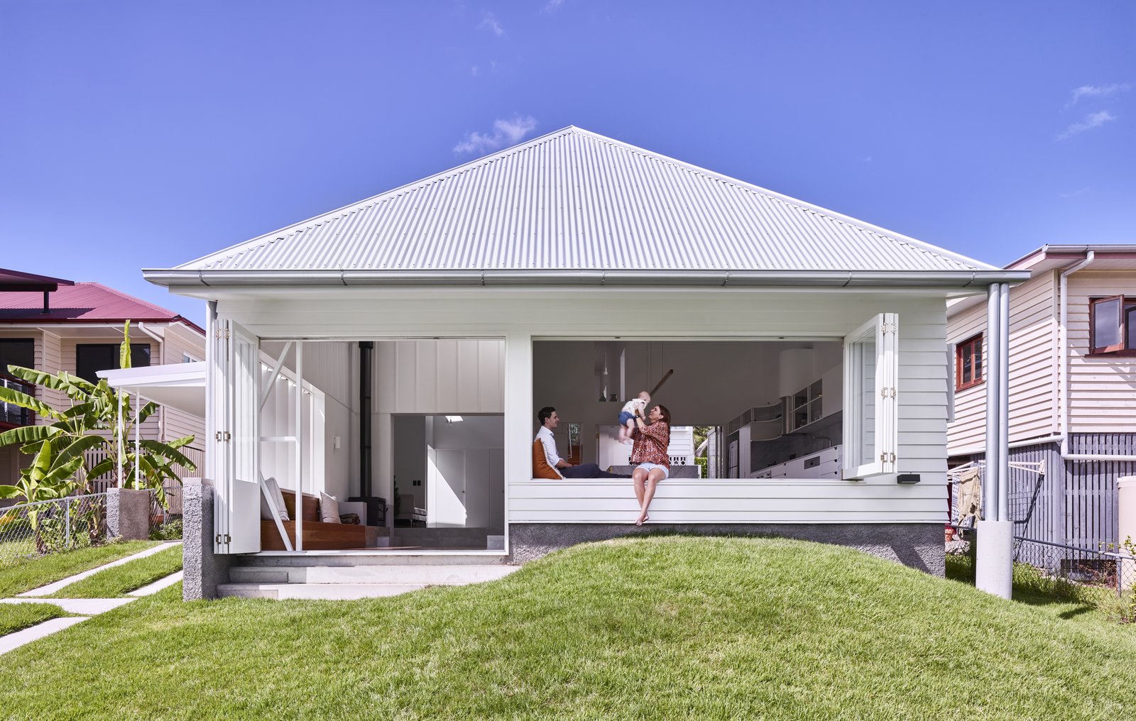 Photo 1 of 12 in A Small Australian Cottage Becomes an Airy Gathering ...