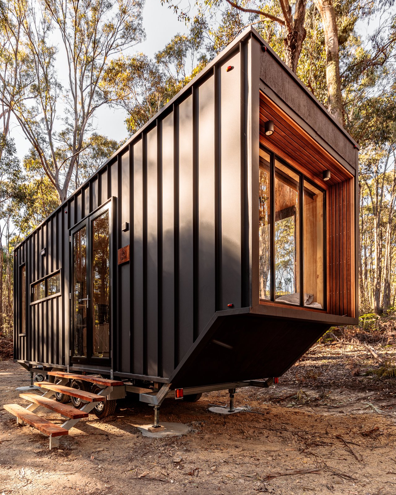 Photo 3 of 10 in Go Off-Grid in This Tiny Australian Cabin Made for ...