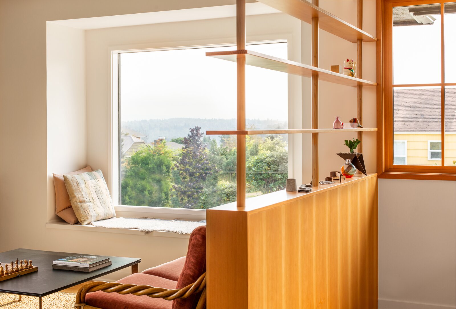 Half Wall Living Room