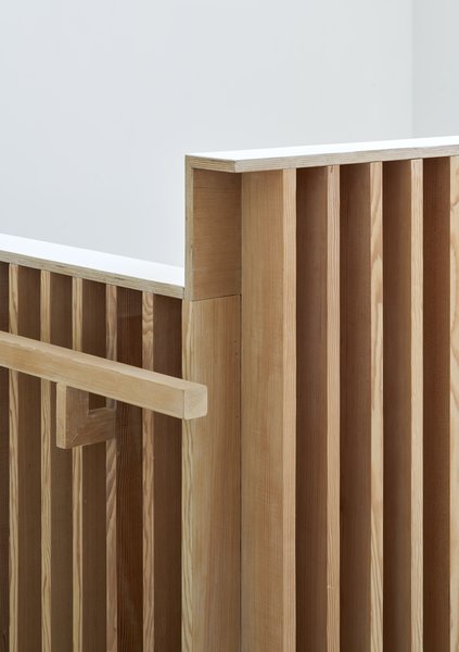 Staircase Wood Railing Design Photos and Ideas - Dwell