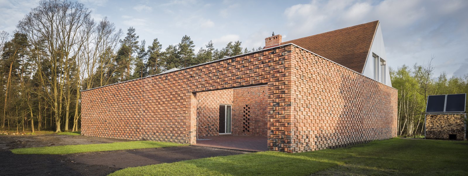 Photo 4 of 12 in Mesmerizing Brickwork Wraps This House in Poland - Dwell