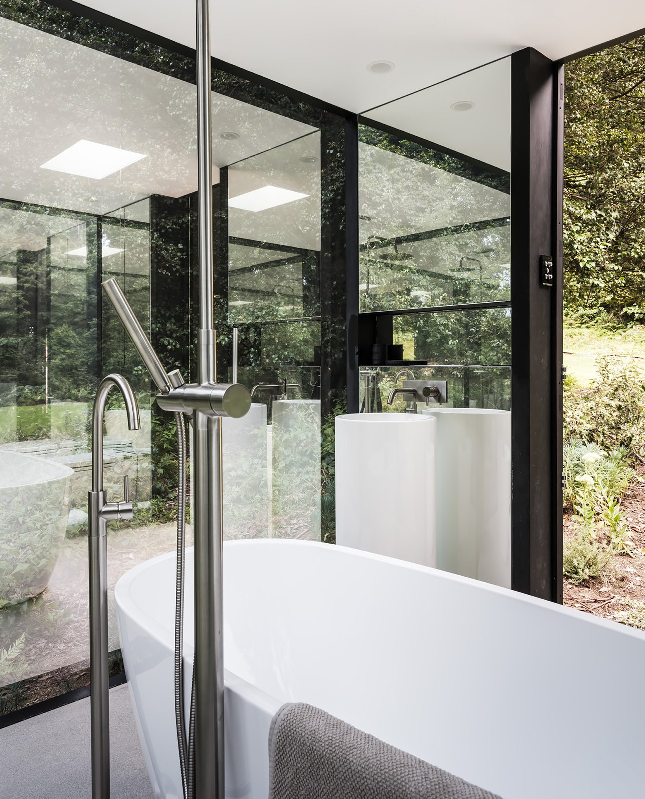 Photo 7 of 10 in The World’s Most Beautiful Outhouse Is a Mirrored Cube ...