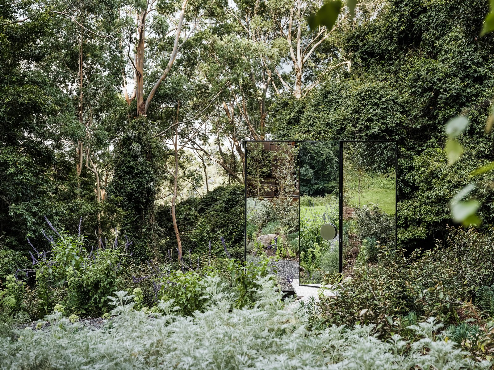 Photo 2 of 10 in The World’s Most Beautiful Outhouse Is a Mirrored Cube ...