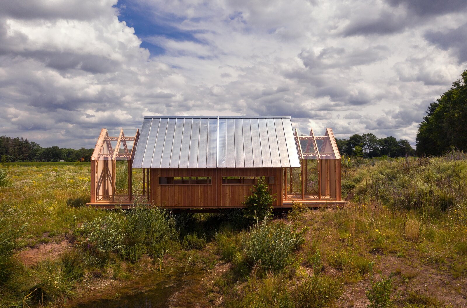 Photo 16 of 21 in This Ultra-Versatile Prefab Cabin Can Shed Its Layers ...
