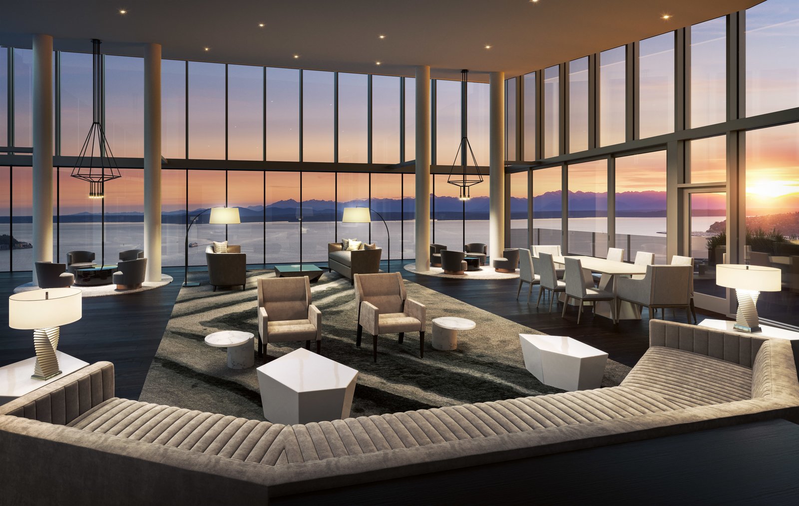 Photo 2 of 4 in These Seattle Luxury High-Rise Residences Bring Modern ...