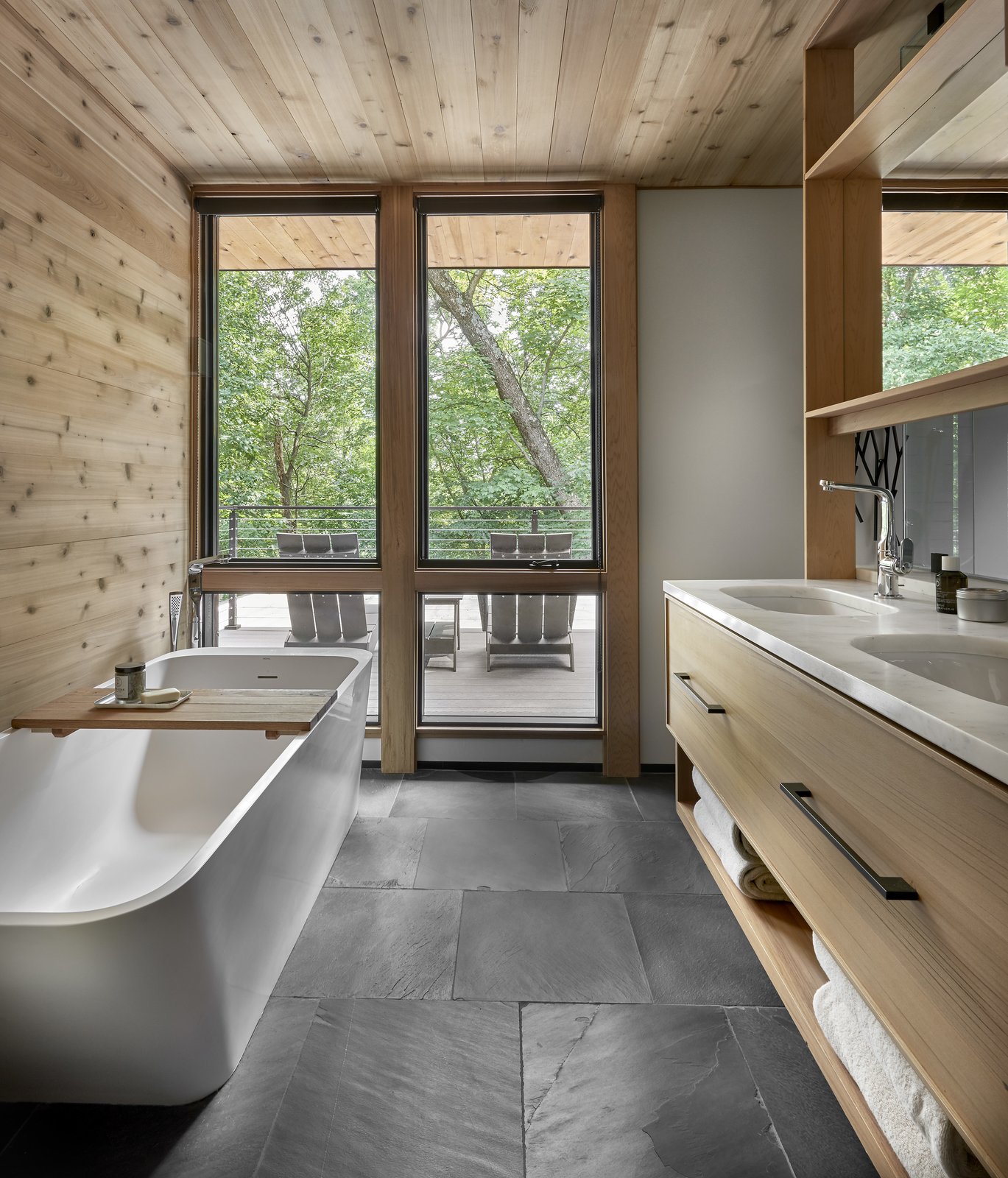 Photo 9 of 15 in A Matte Black Cabin Strikes the Perfect Balance ...