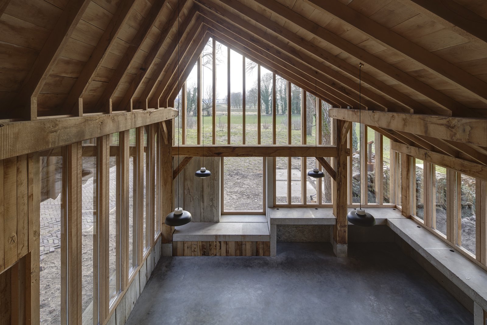 Photo 8 of 10 in This Charming Wooden Barn in the Netherlands Utilizes ...
