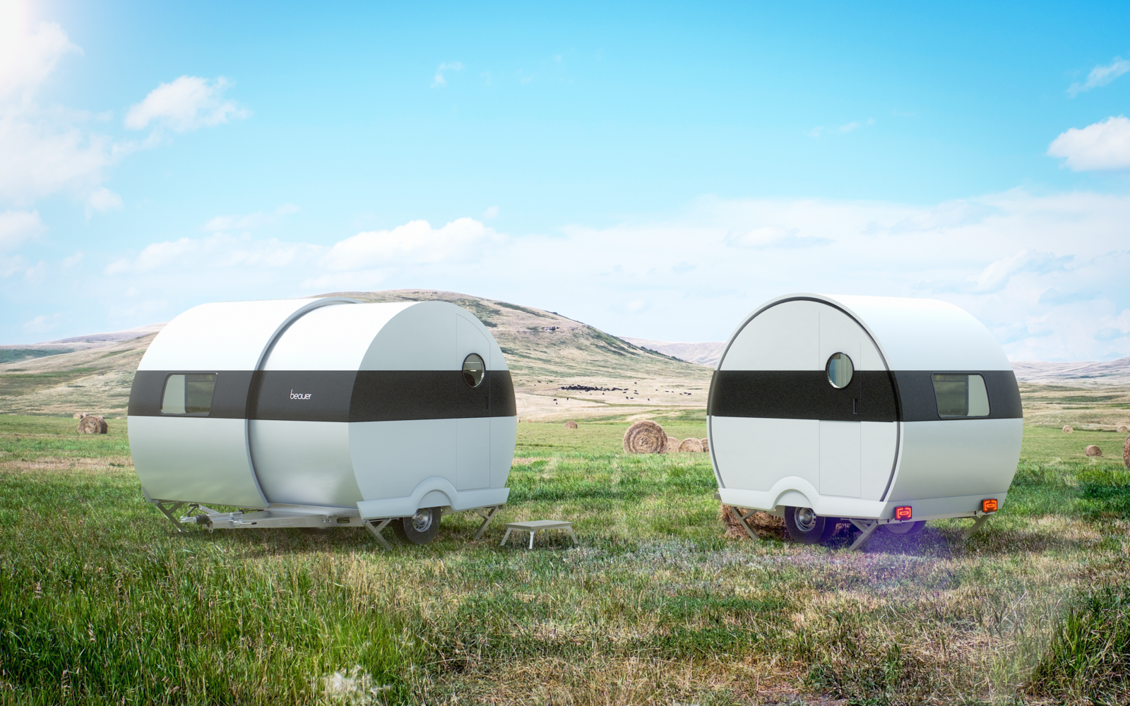 Photo 8 of 10 in This New Camper Triples in Size With the Push of a ...