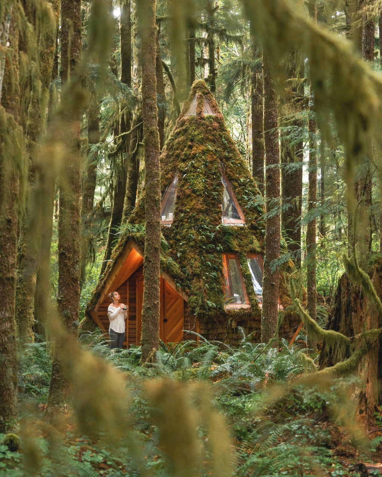 Photo 2 of 13 in This Dreamy Diamond Cabin Is Straight Out of a Fairy ...