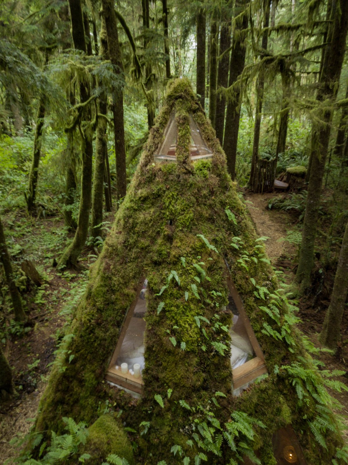 Photo 11 of 13 in This Dreamy Diamond Cabin Is Straight Out of a Fairy ...