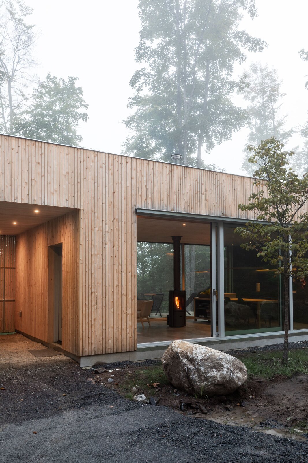 Photo 7 of 17 in A Timber-Clad Prefab Cabin Offers Respite in the ...