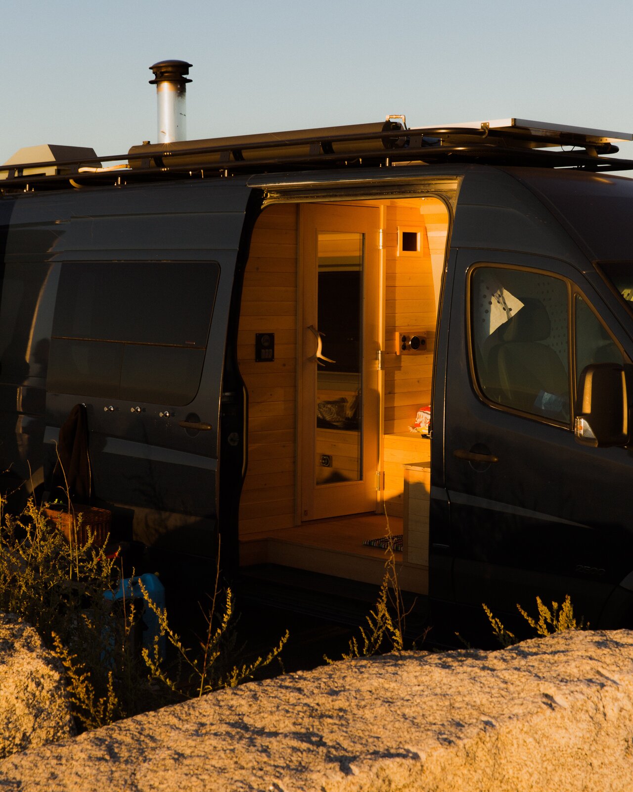 Photo 3 of 11 in Missing the Spa? This Converted Mercedes Sprinter Can ...