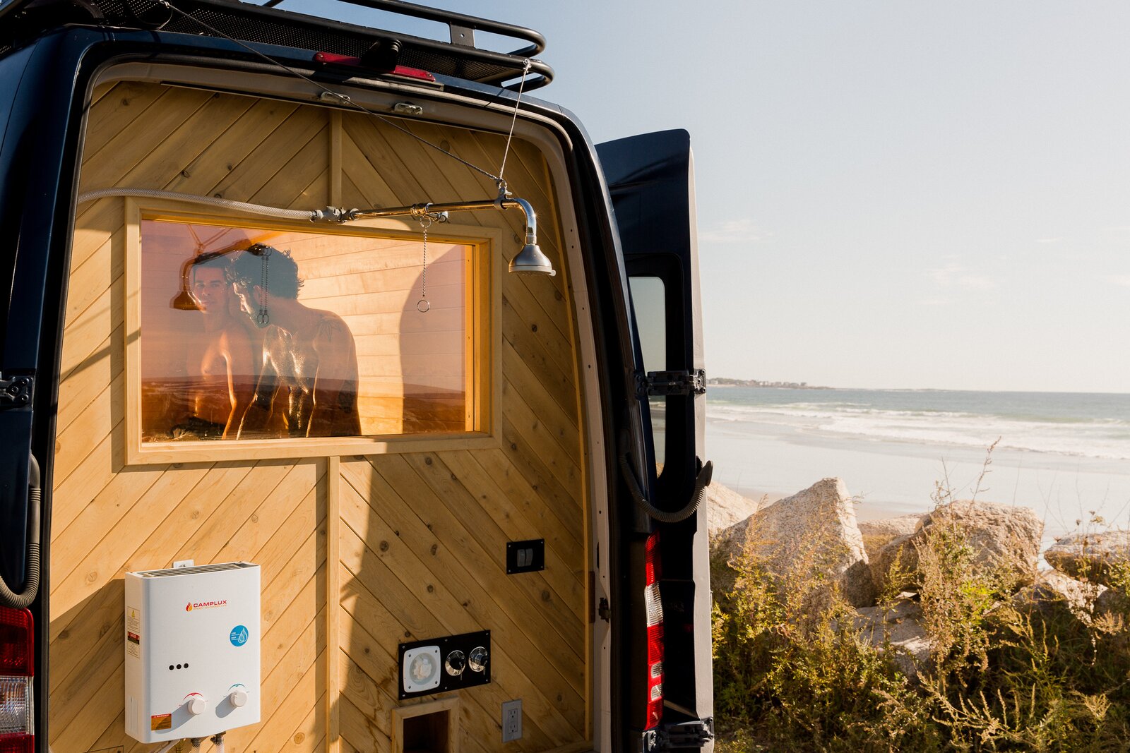 Photo 8 of 11 in Missing the Spa? This Converted Mercedes Sprinter Can ...