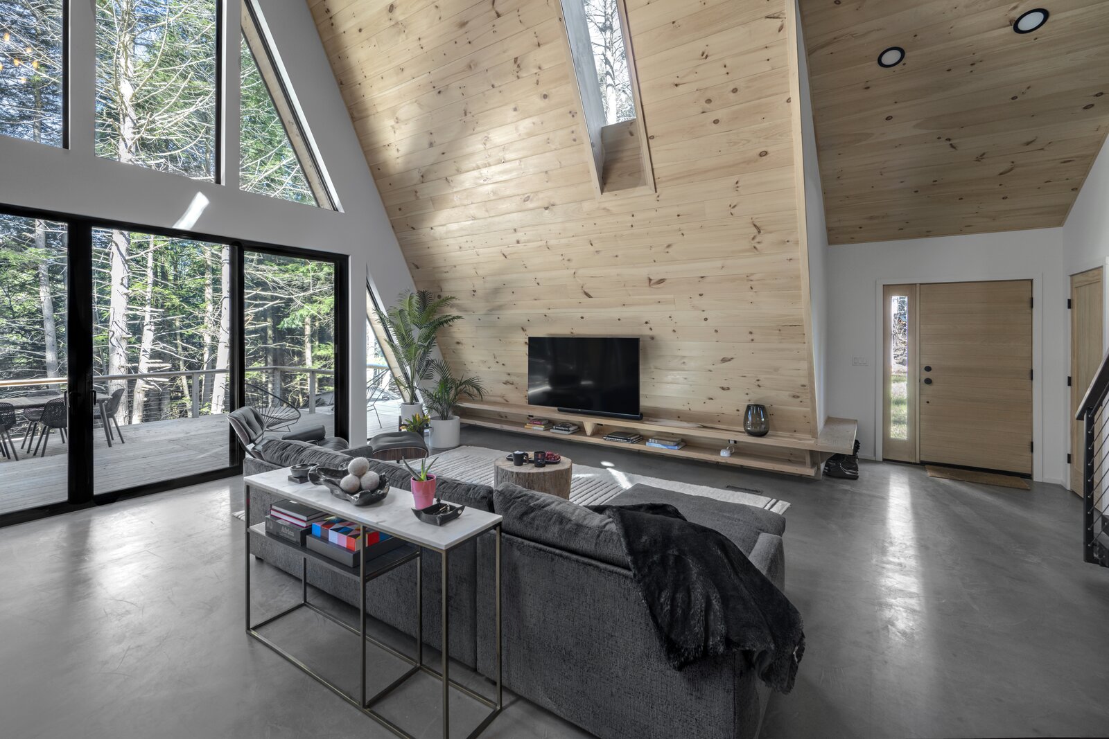 Photo 5 of 17 in A Family’s Matte Black A-Frame Becomes More Than a ...