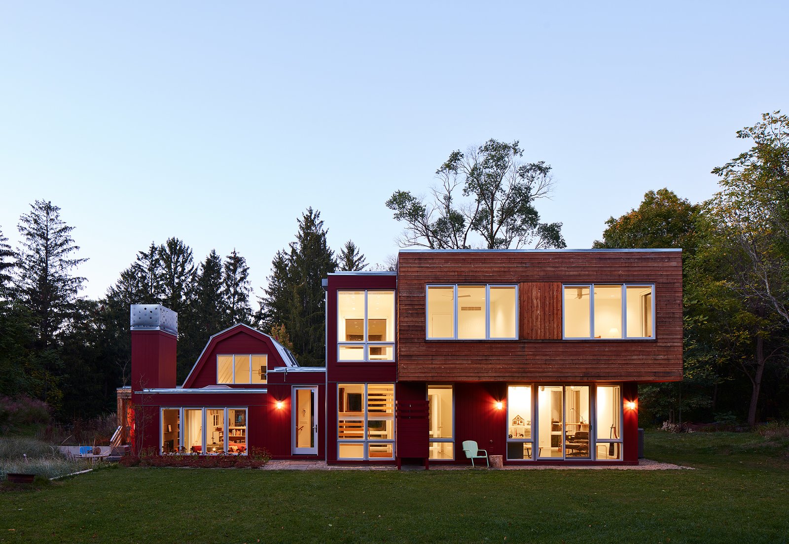 Photo 2 of 11 in A Michigan Farmhouse and Barn Become an Airy Artist ...