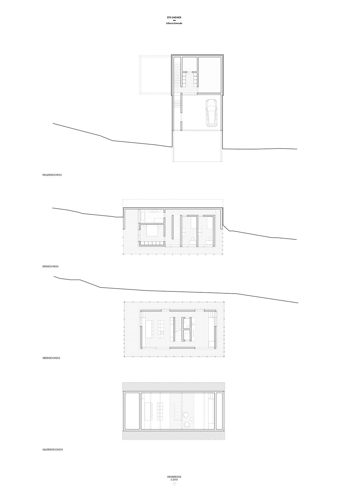 Photo 13 of 14 in A Minimalist Home Is Built Into Steep Terrain in an ...