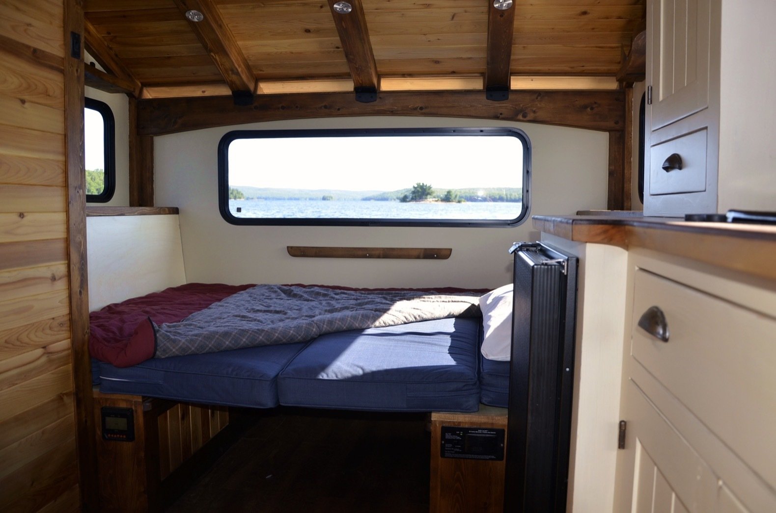 Photo 4 of 15 in Kick Back in This Tiny, Solar-Powered Houseboat For ...