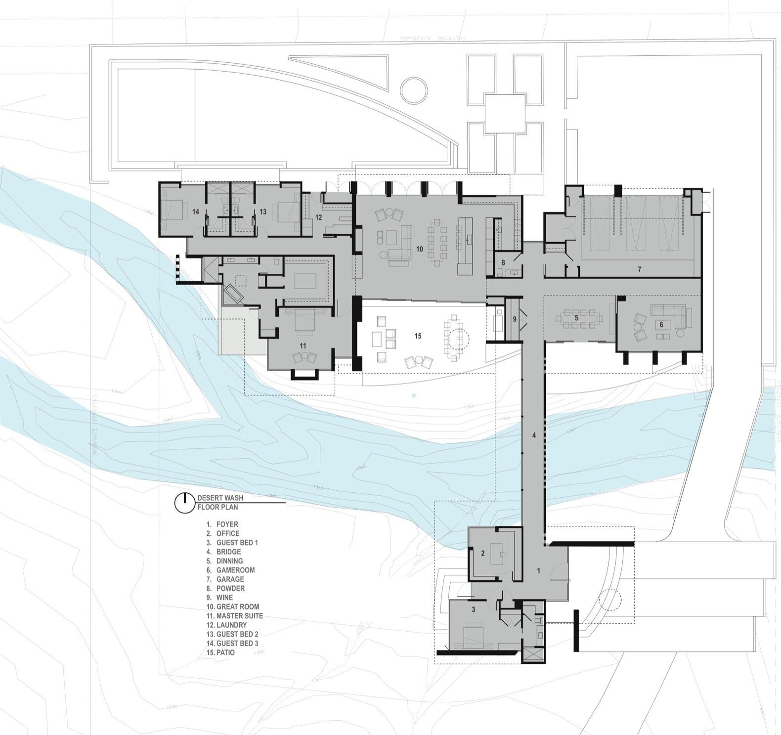 Photo 2 of 14 in Rammed Earth Walls Tie This Eco-Friendly Home to the ...