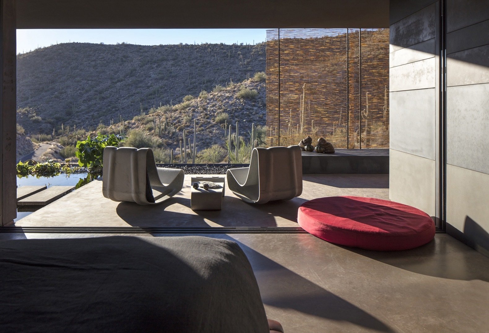 Photo 8 of 11 in A Sustainable, Modern Home Frames a Prickly Desert ...