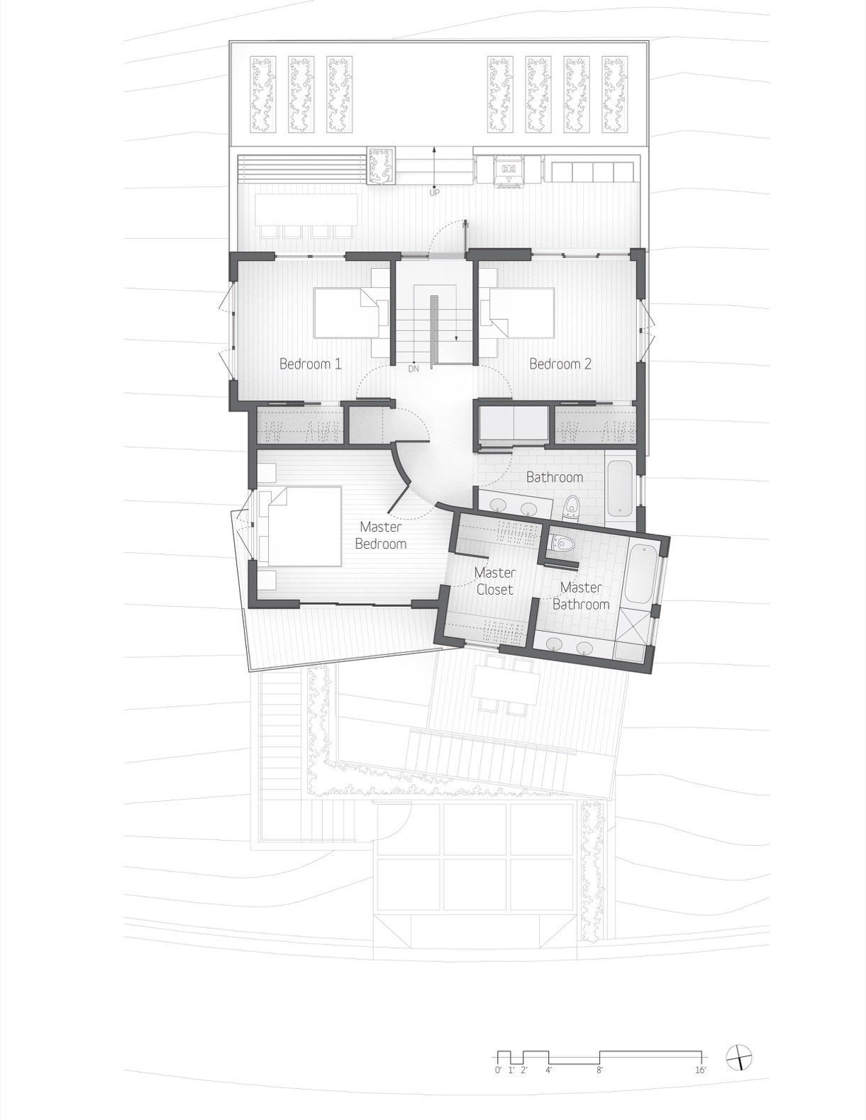 Photo 15 of 16 in Stacked Boxes Form an Experimental Hillside House - Dwell