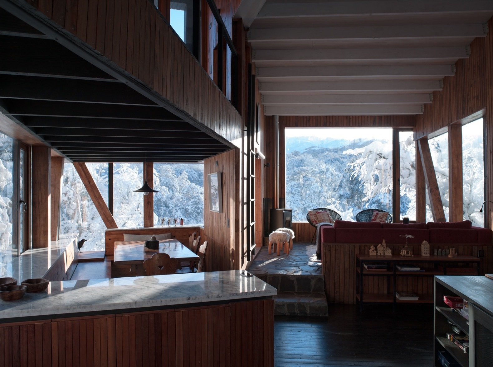 Photo 6 of 11 in Wake Up to Mountain Vistas in This Chic Chalet in ...