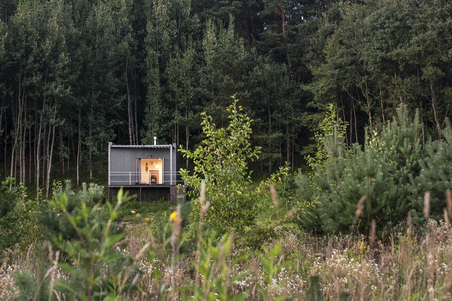 Mingle With Mother Nature in This Tiny Prefab Getaway - Dwell