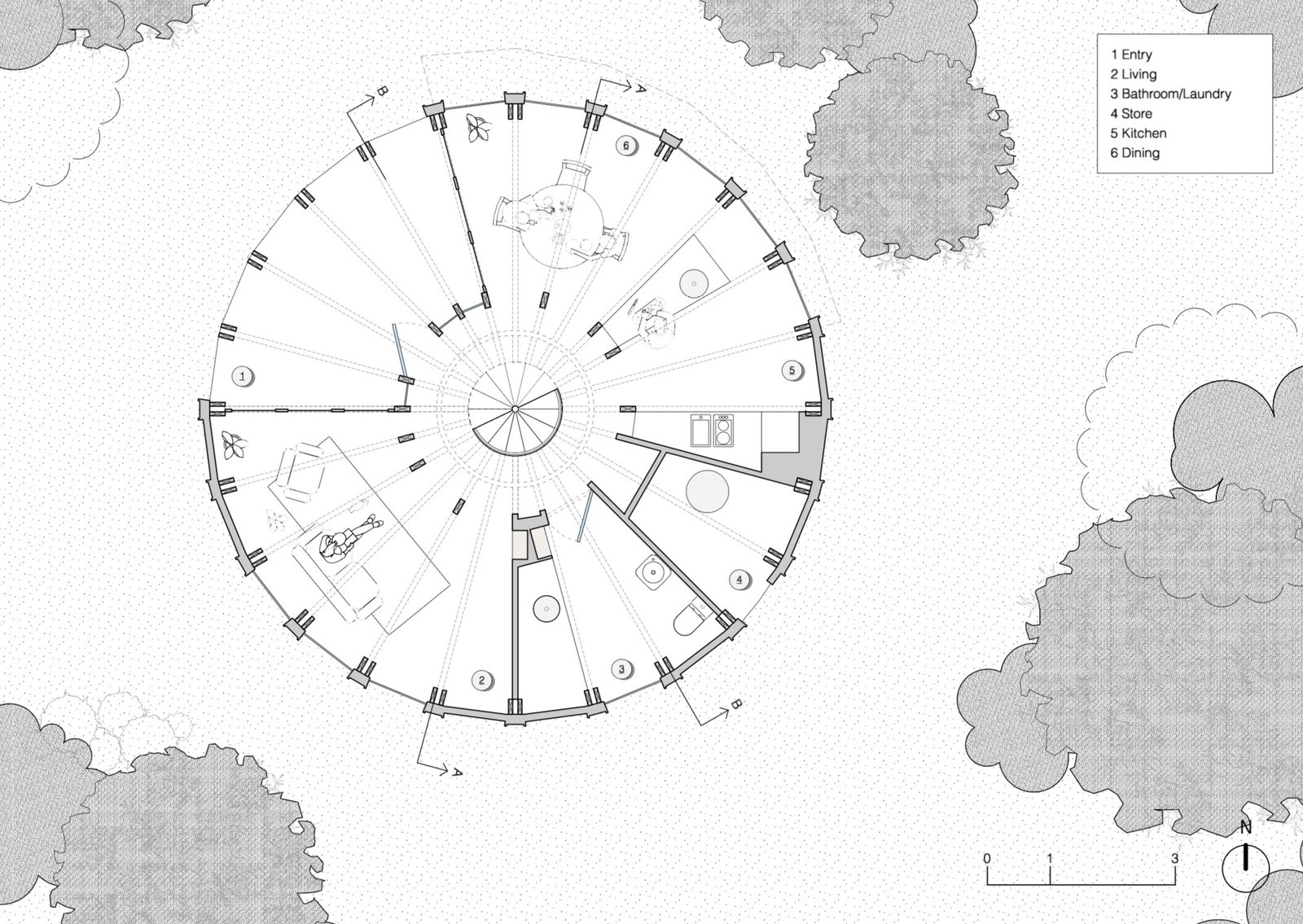 Photo 17 of 19 in A Circular Beach House in Australia Embraces Coastal ...