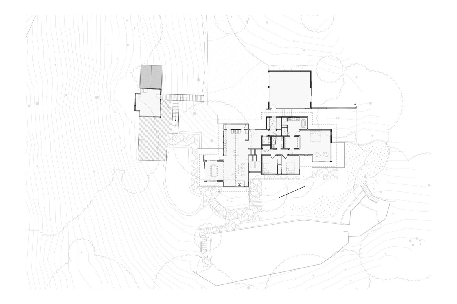 Photo 21 of 22 in A Tree House–Like Midcentury Home Peeks Above the ...