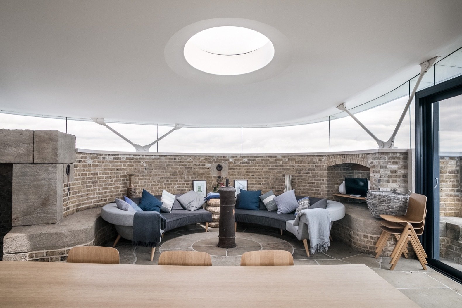 Photo 13 of 16 in Own a Brilliantly Converted Brick Fortress in England ...